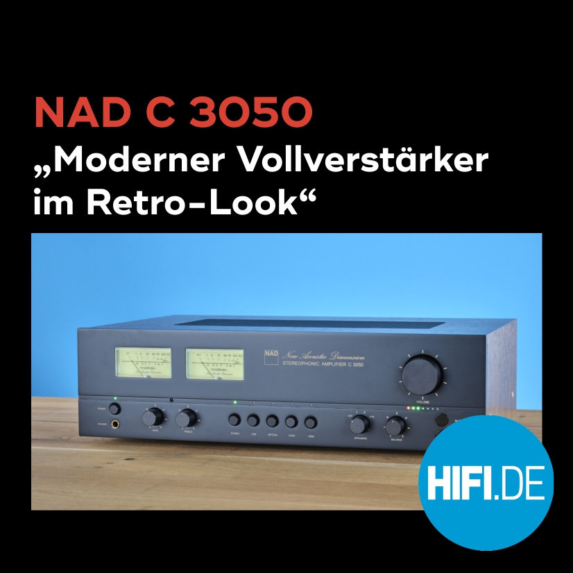 NAD C 3050: Moderner Vollverstärker im Retro-Look (Hifi.de) - NAD