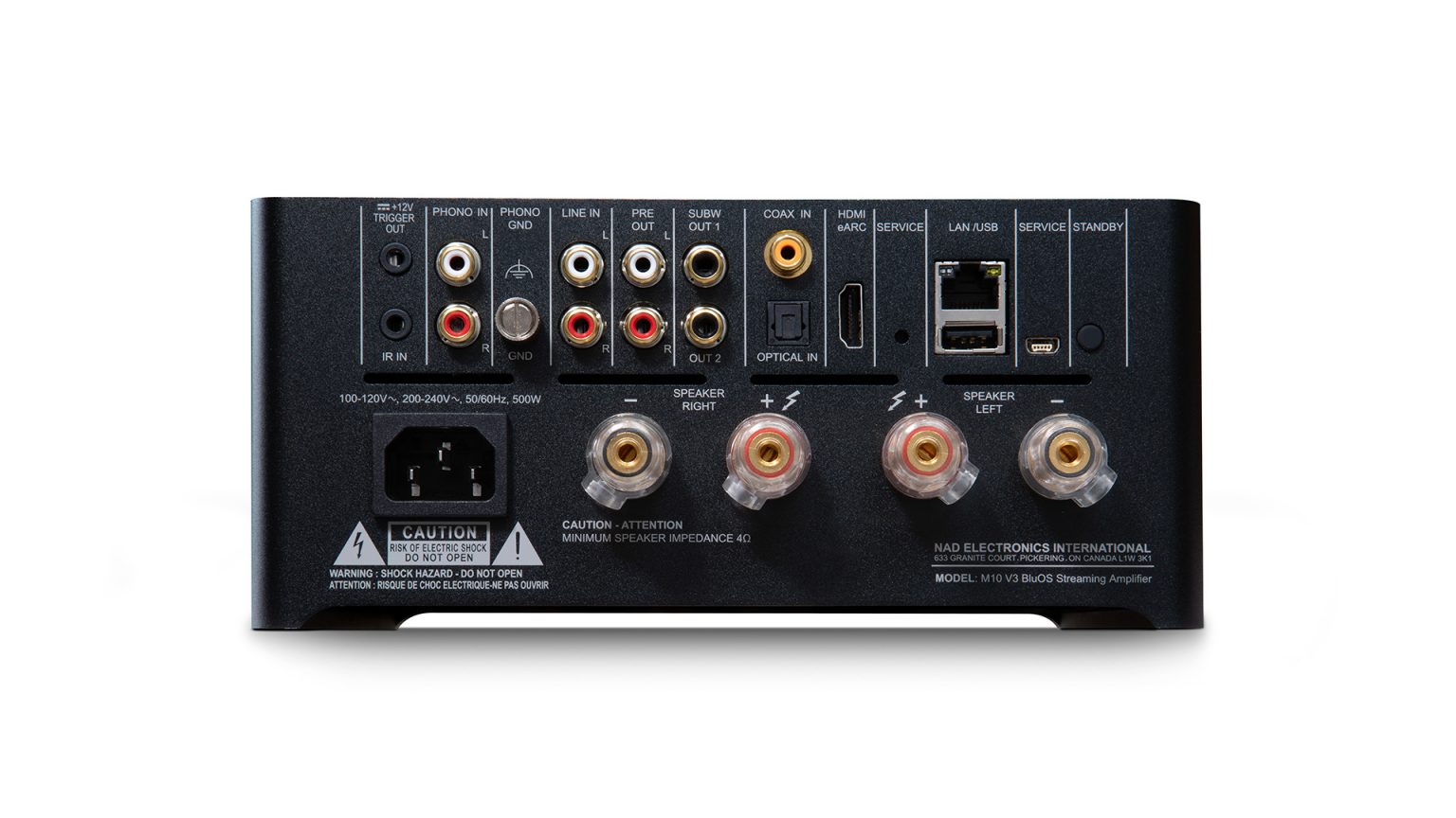 NAD M10 V3 Kompakter BluOS Streaming-Vollverstärker